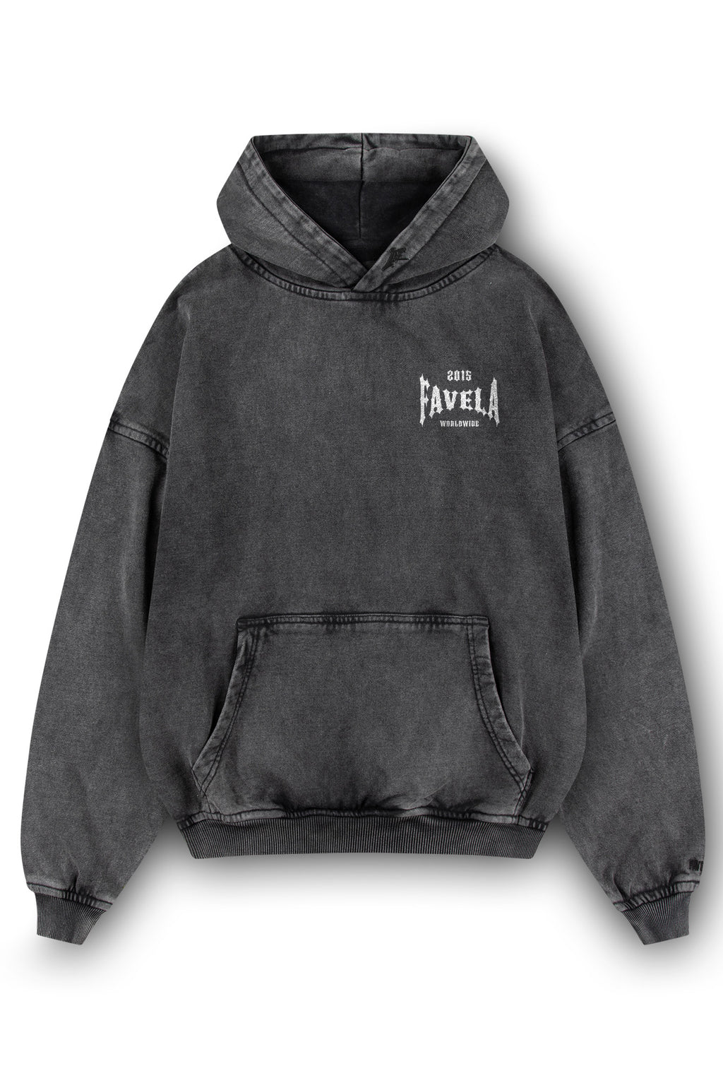 DISGUISE BLACK WASHED HOODIE – FAVELA Clothing