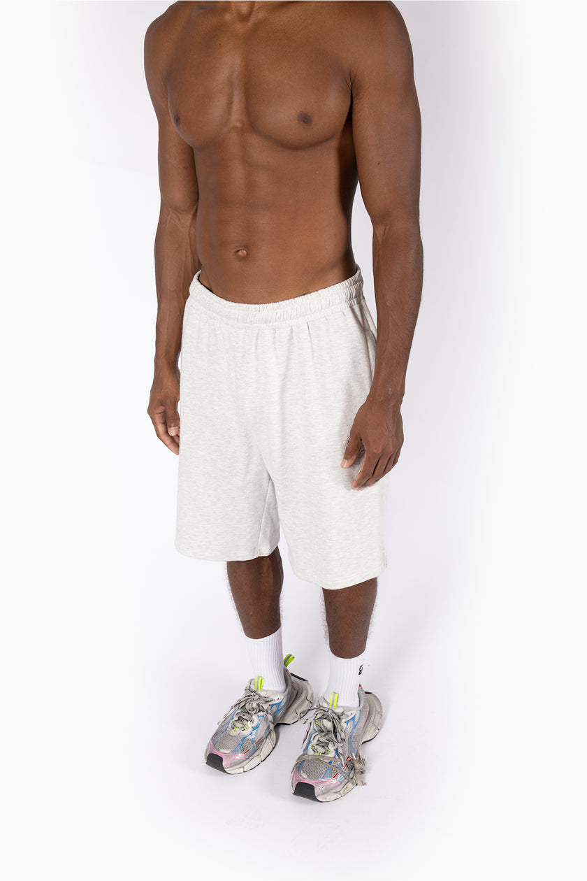 BASIC LIGHT GREY MELANGE SHORTS – FAVELA Clothing