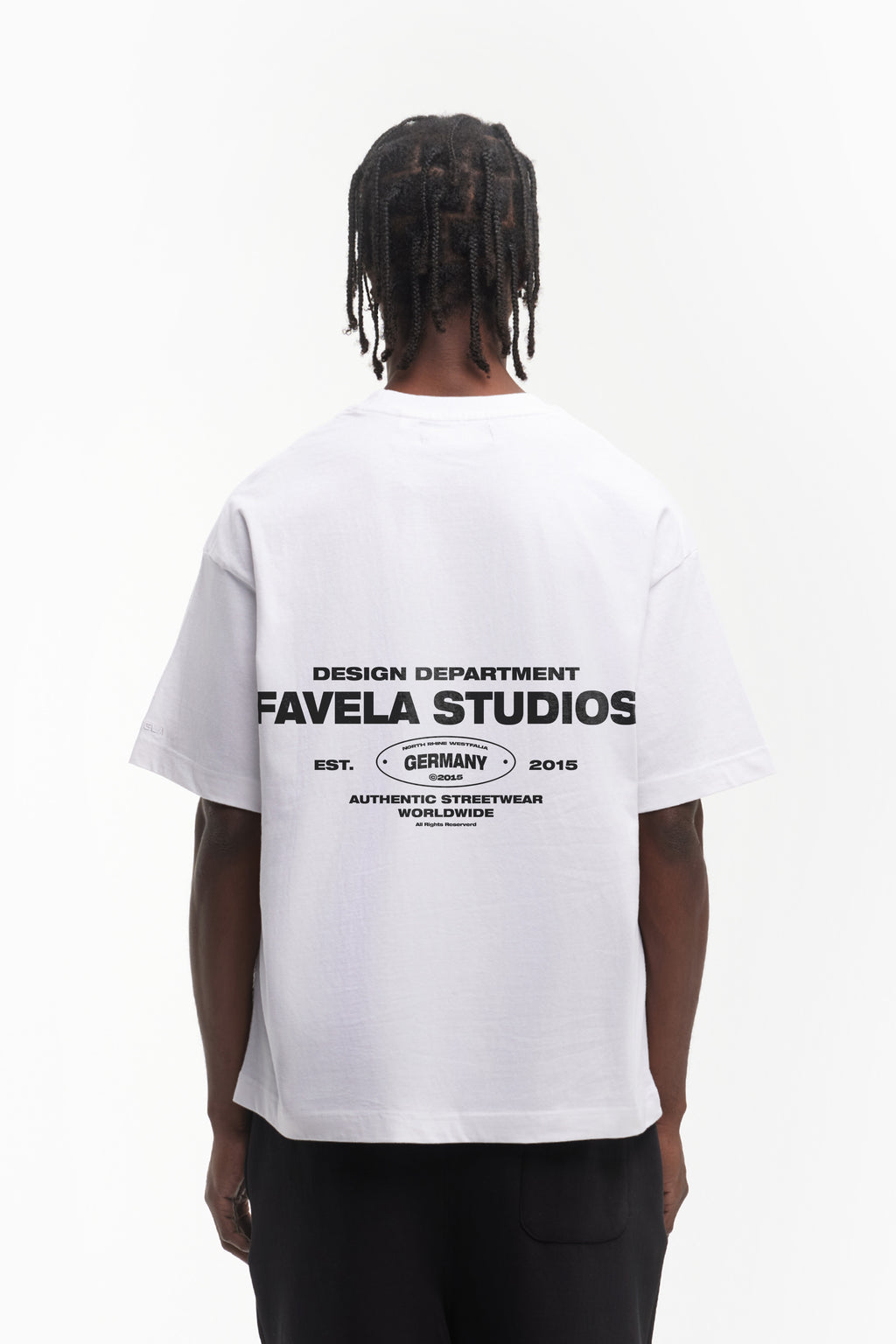 DESIGN DEPARTMENT WHITE T-SHIRT – FAVELA Clothing